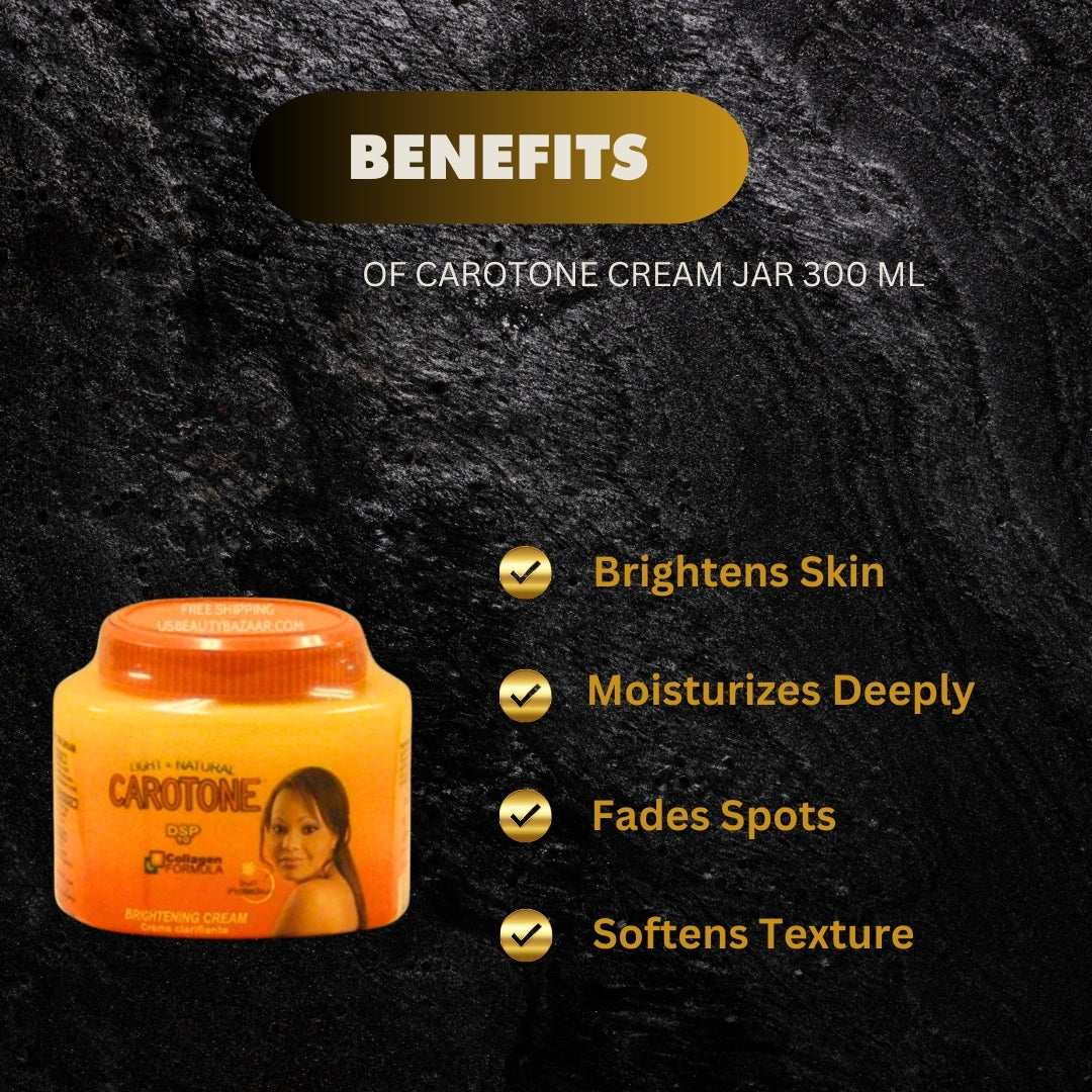 Buy Carotone Cream - 300ml Jar – usbeautybazaar