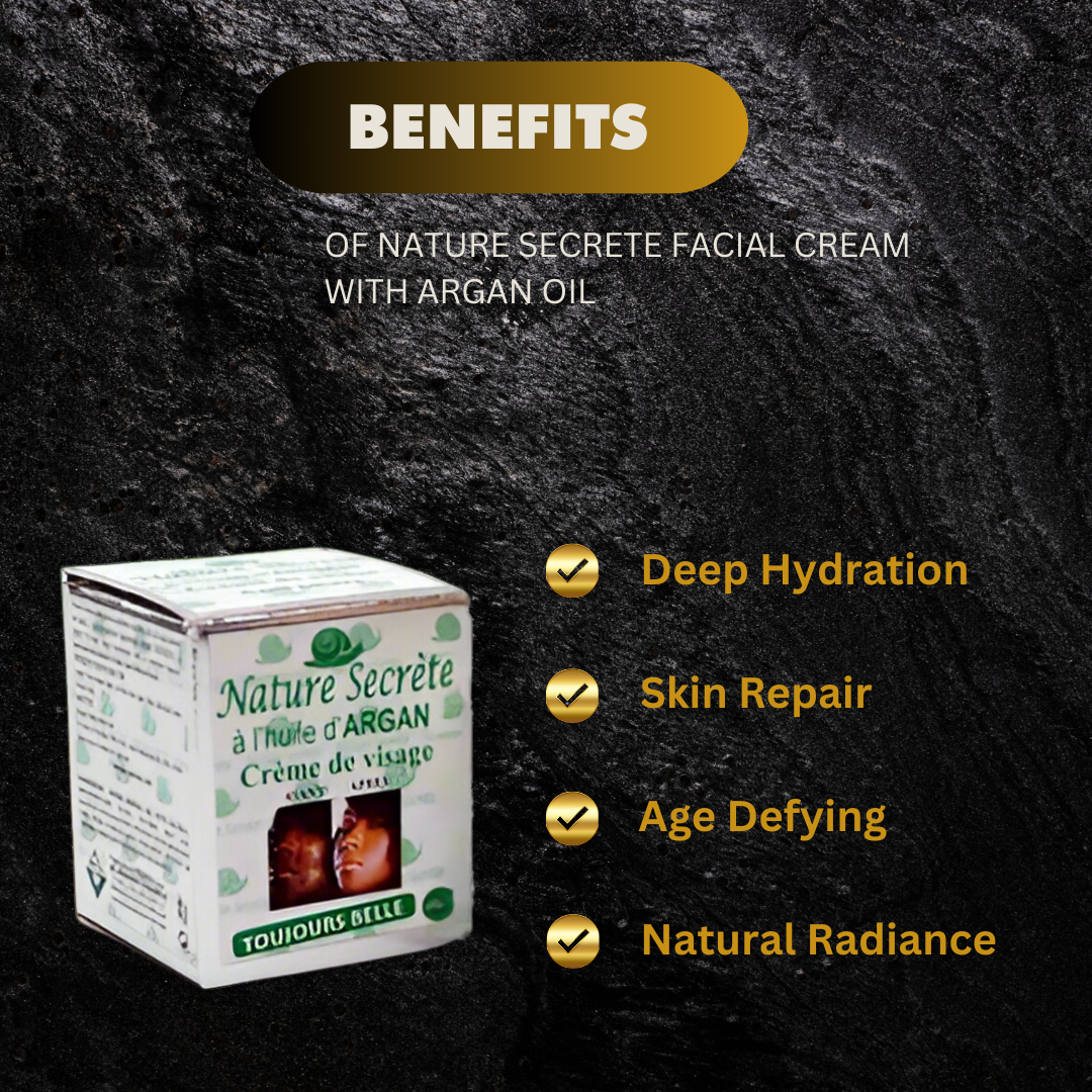 Nature Secrete Facial Cream With Argan 40g – usbeautybazaar