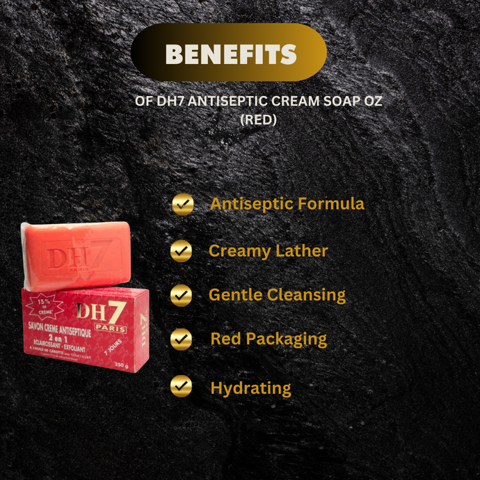 Buy DH7 Antiseptic Cream Soap 8.75 oz Red – usbeautybazaar
