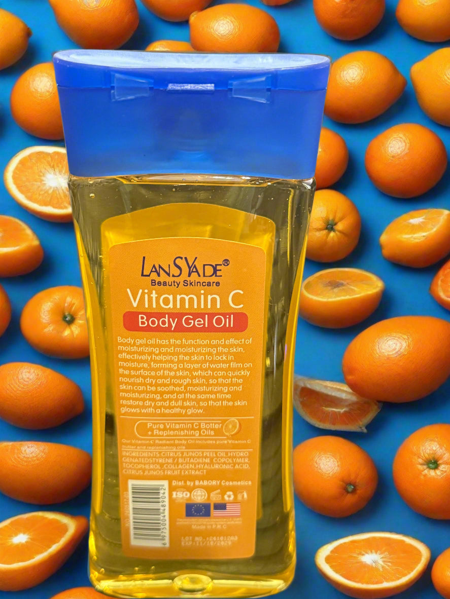 LANSYADE Vitamin C Body Gel Oil – 6.8 fl. oz (200 mL) – usbeautybazaar